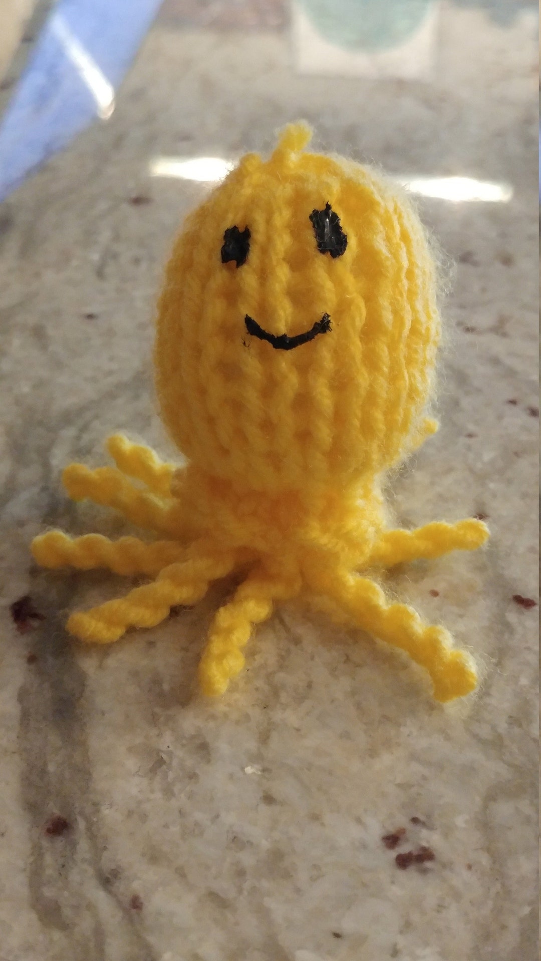 Yellow Squid Stuffed Animal. - Etsy