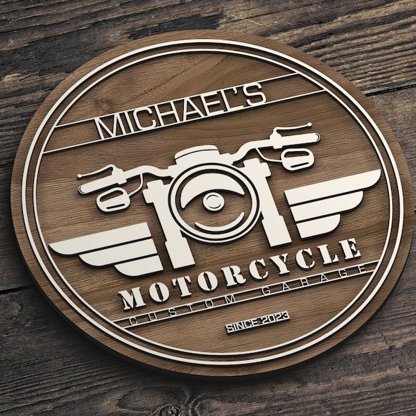 Motorcycle Sign - Etsy