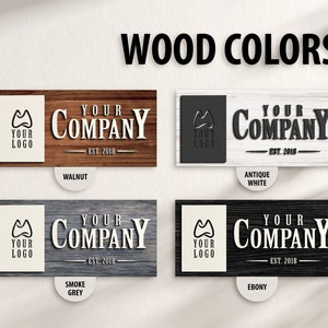 Personalized Wooden Logo Sign Wooden Sign Custom Wood - Etsy