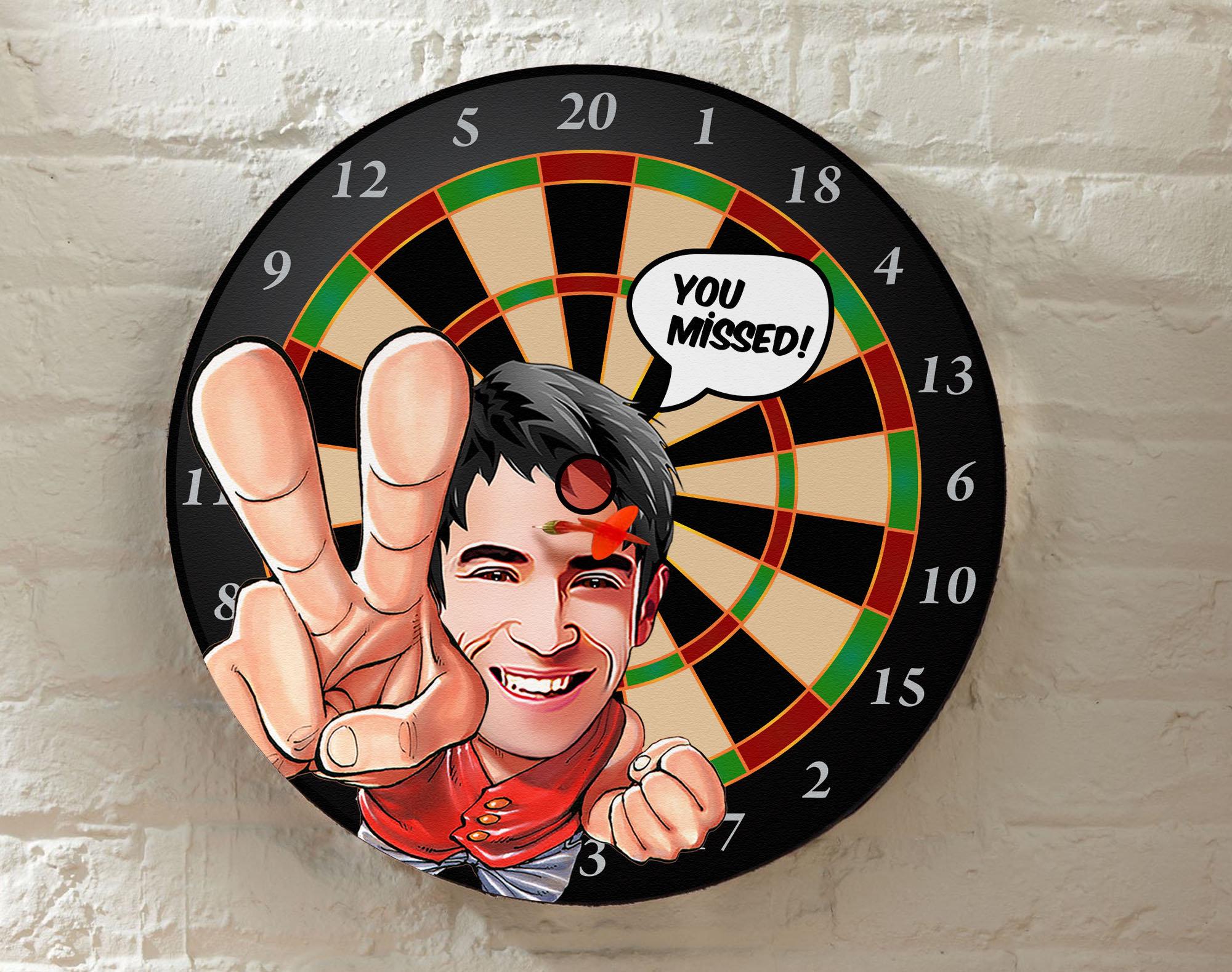 Cartoon Dart Board