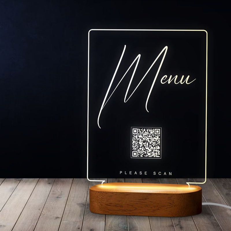 Wood Menu Sign - Etsy