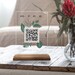 Custom Made QR Code Menu Sign, Custom Natural Wood and Acrylic ...