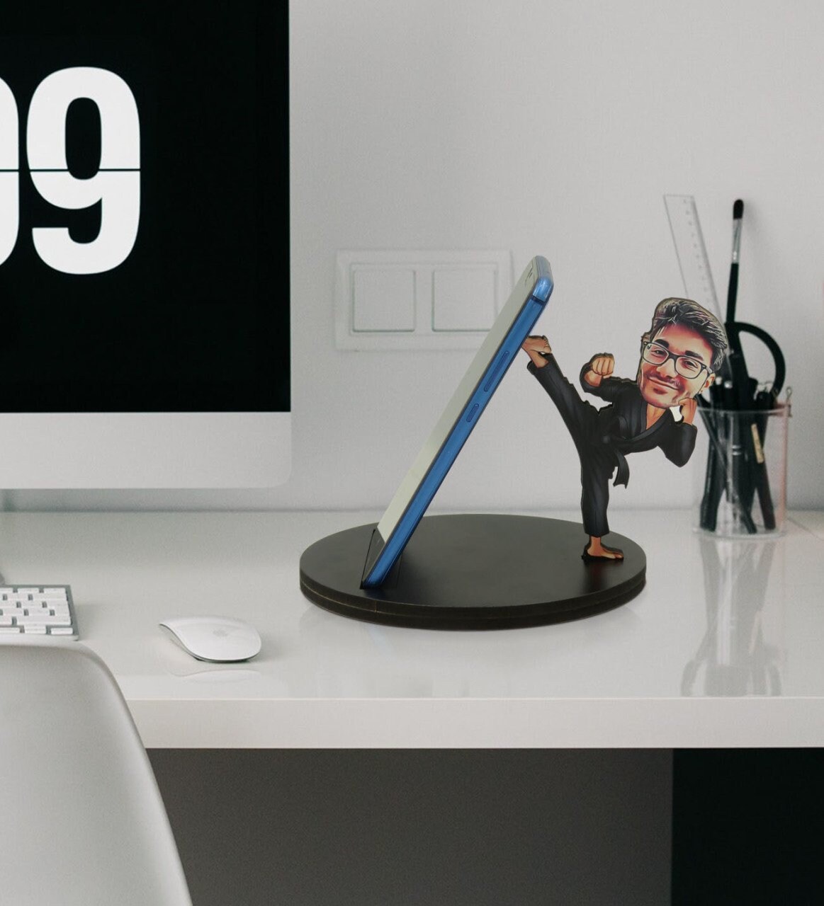 Personalized Wooden Cell Phone Holder Stand Accessory for Cell - Etsy