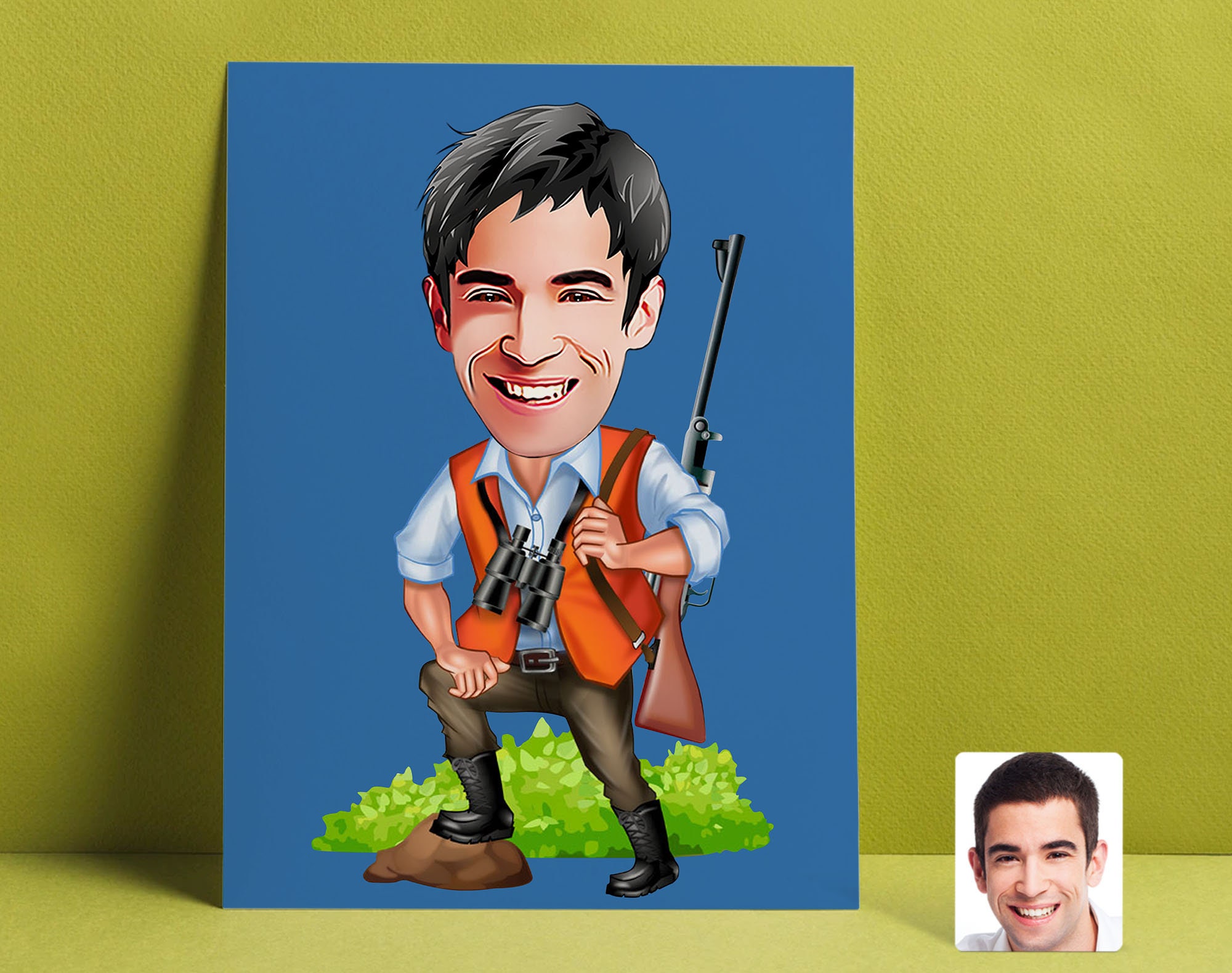 Customized Cartoon Hunter Custom Hunting Figure Huntsman - Etsy