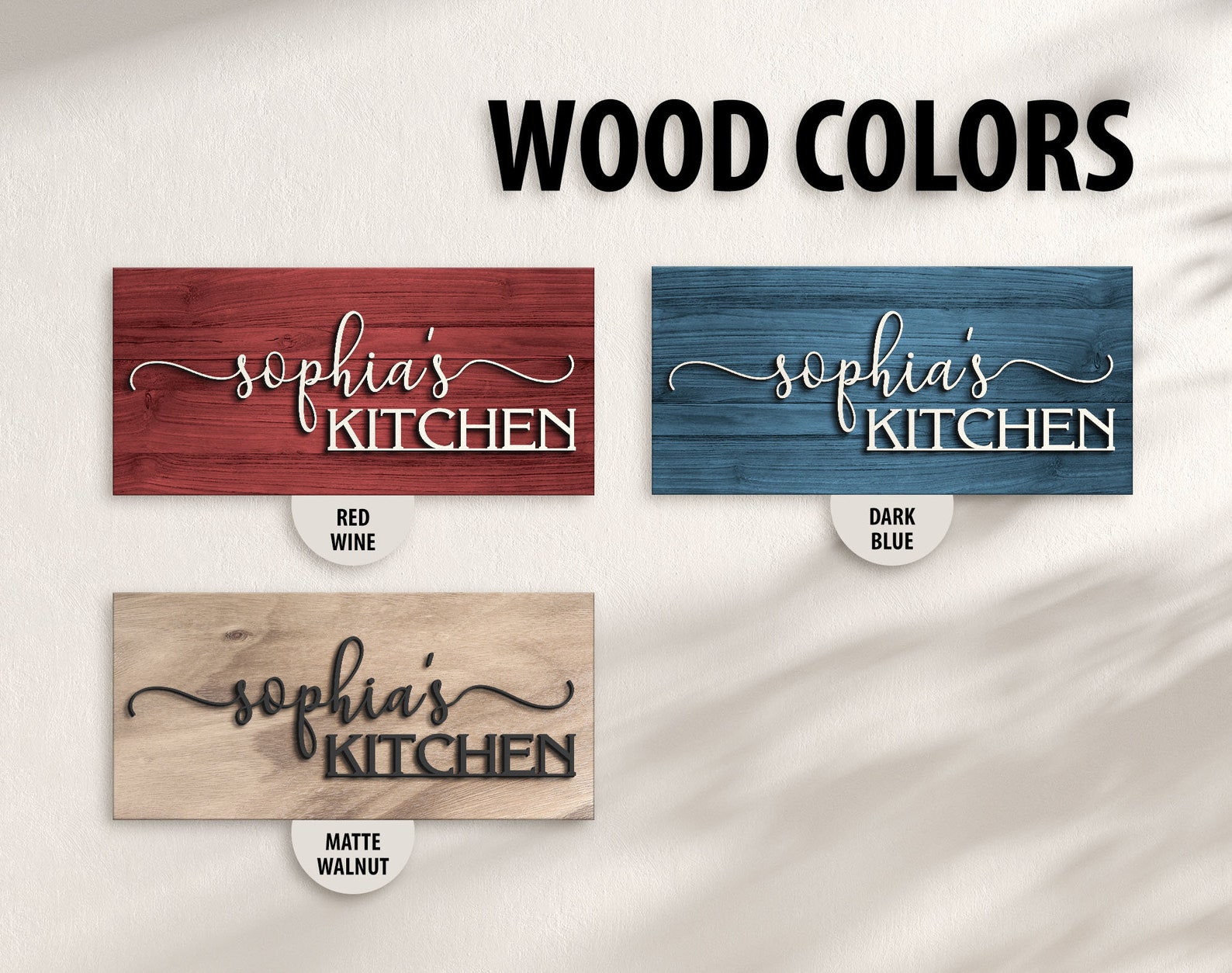 Personalized Kitchen Sign Wooden Sign Gift Custom Wood Sign - Etsy