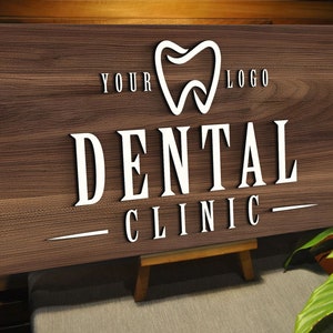 Personalized Wooden Logo Sign, Wooden Sign, Custom Wood Office Sign ...