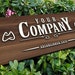 Personalized Wooden Logo Sign, Wooden Sign, Custom Wood Company Sign ...