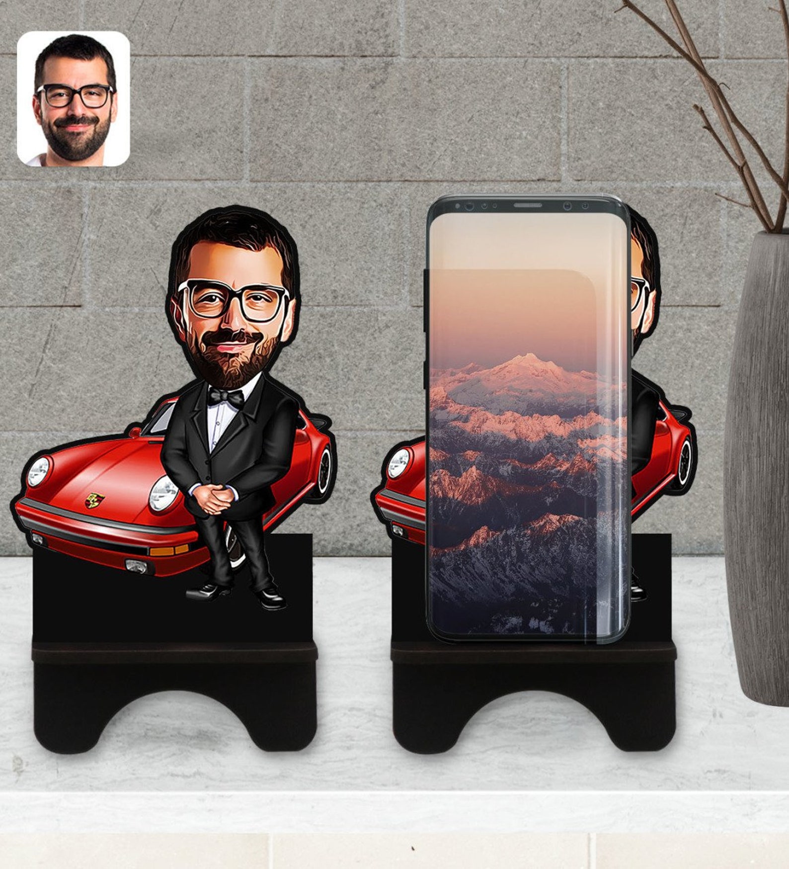 Personalized Wooden Cell Phone Holder Stand Accessory for Cell - Etsy