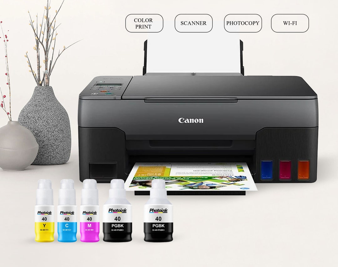 Canon G3420 Printer With Photoink Ink and Endless Cartridge System ...