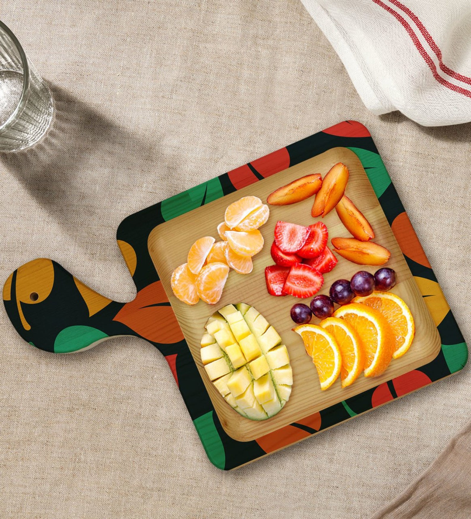 BK Gift Special Design Handmade Natural Wooden Serving and - Etsy