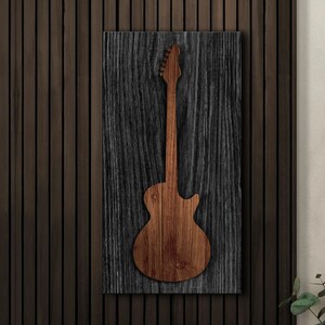 Wooden Music Sign, Custom Guitar Wood Sign, Wooden Sign, Home Decor ...