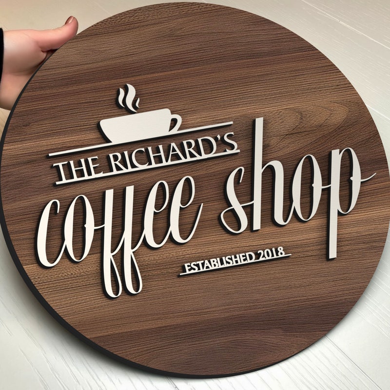 Coffee Shop Sign - Etsy