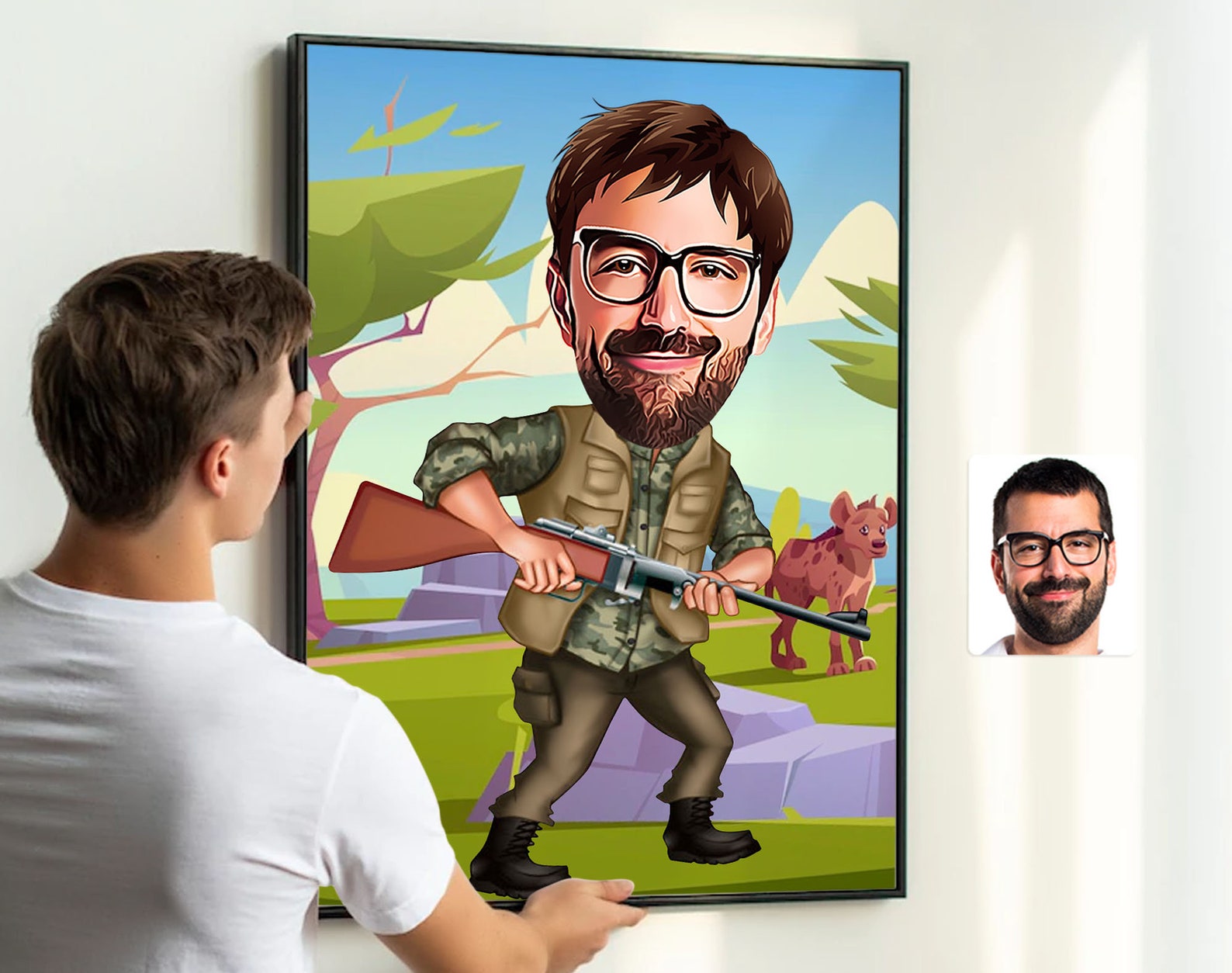 Customized Cartoon Hunter Custom Hunting Figure Huntsman - Etsy