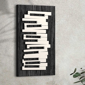 Wooden Music Sign, Custom Piano Wood Sign, Wooden Sign, Home Decor ...