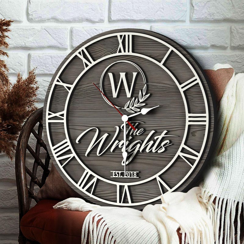 Custom Wall Clock - Etsy