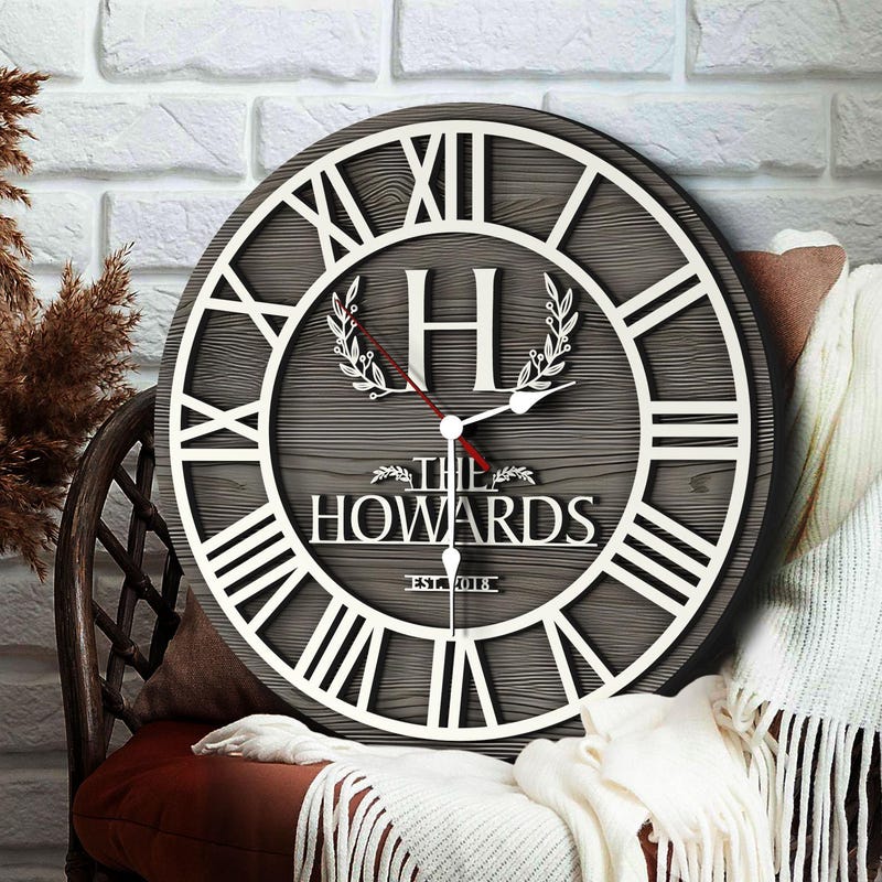 Personalized Wall Clock - Etsy