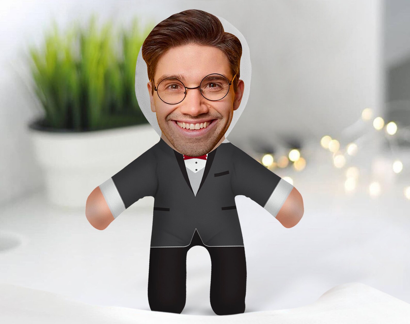 The Groom Personalized 3D Throw Face Pillow Customized Soft - Etsy