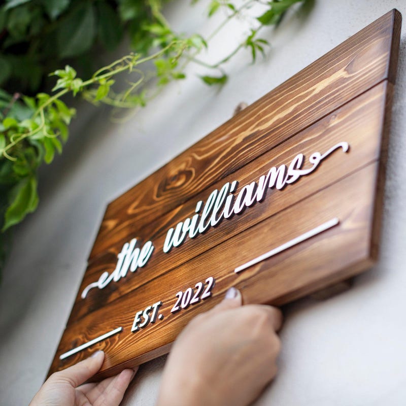 Custom Wooden Sign - Etsy