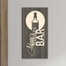 Personalized Modern Bar Sign Basement Bar Sign Custom Wood - Etsy