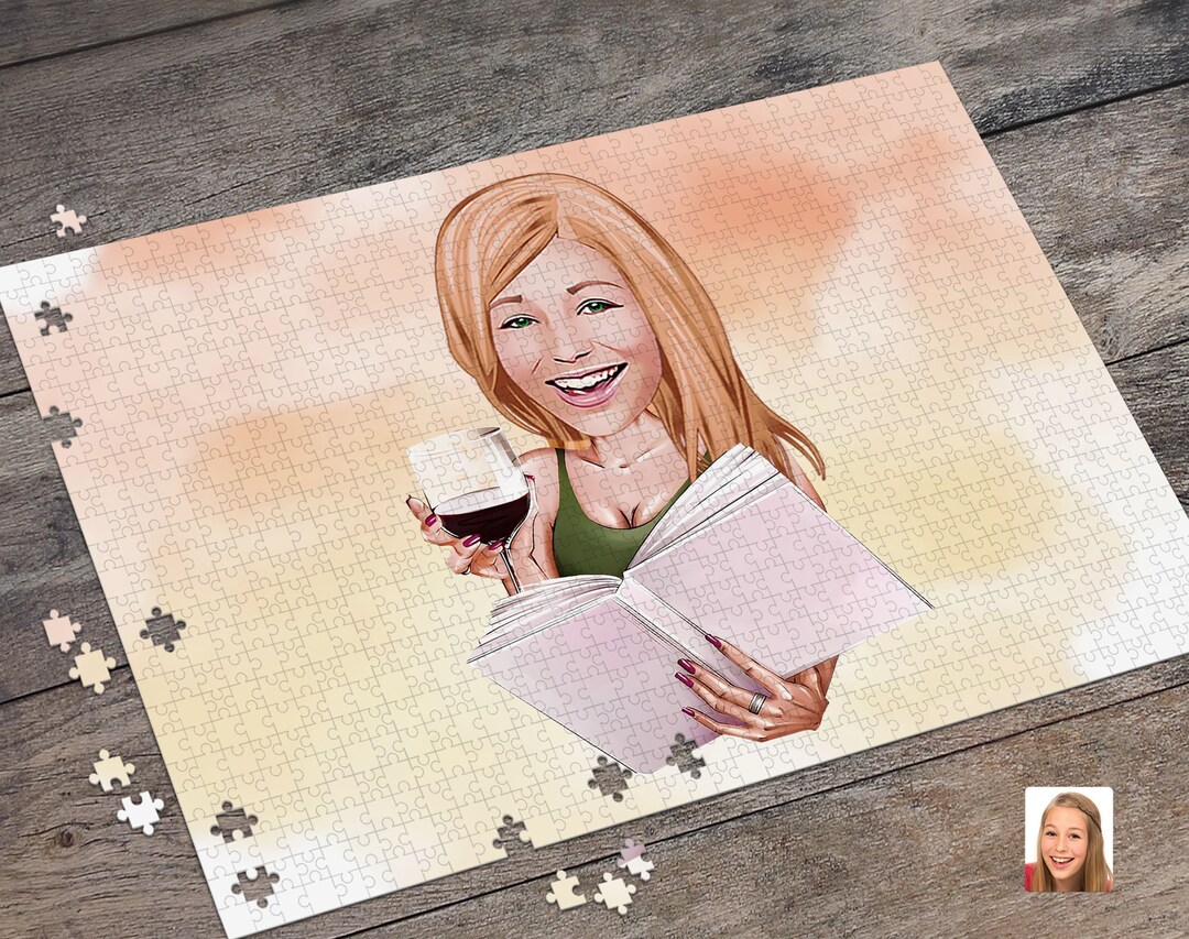 1000 Pieces Customizable Cartoon Portrait Jigsaw Puzzle, Custom Jigsaw ...