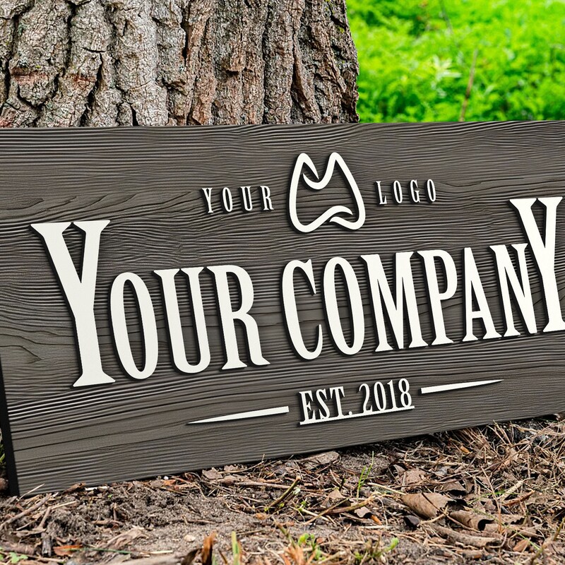 Wooden Business Signs - Etsy