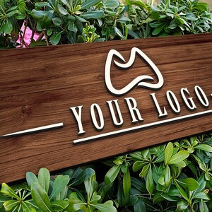 Personalized Wooden Logo Sign Wooden Sign Custom Wood - Etsy