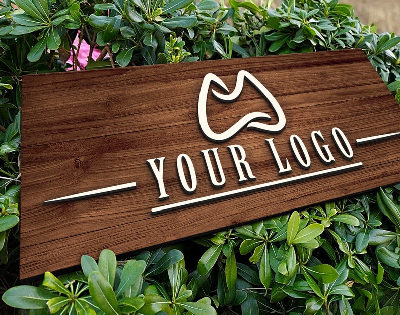 Personalized Wooden Logo Sign Wooden Sign Custom Wood - Etsy
