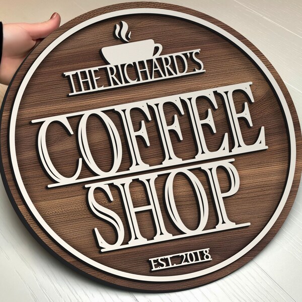 Coffee Wood Sign - Etsy