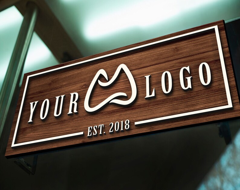 Personalized Wooden Logo Sign Wooden Sign Custom Wood - Etsy