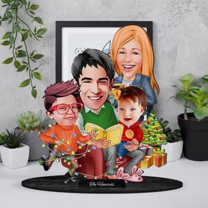 Personalized Christmas 3D Wooden Cartooned Figurine Trinket, Custom ...
