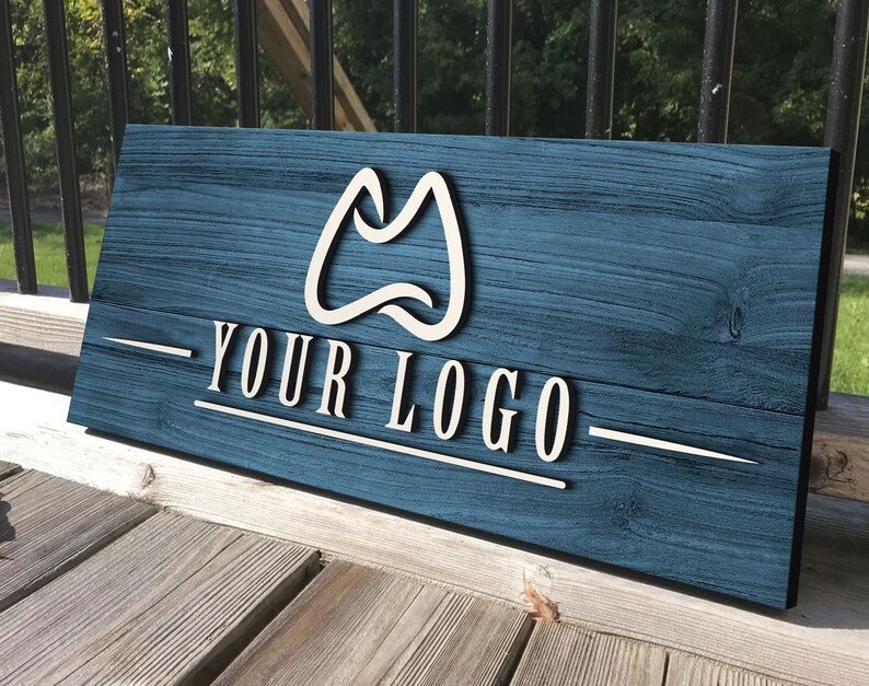 Personalized Wooden Logo Sign Wooden Sign Custom Wood - Etsy