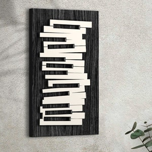 Wooden Music Sign, Custom Piano Wood Sign, Wooden Sign, Home Decor ...