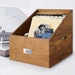 Custom Reclaimed Wood Record Storage Box ,rustic Vinyl Record Crate ...