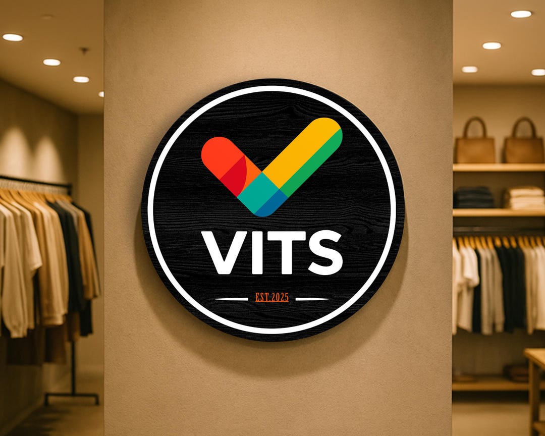 Personalized Wooden Color Logo Sign, Wooden Round Sign, Custom Wooden ...