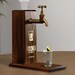 Natural Wood Gilded Mirror Vodka Dispenser, Alcoholic Drink Dispenser ...