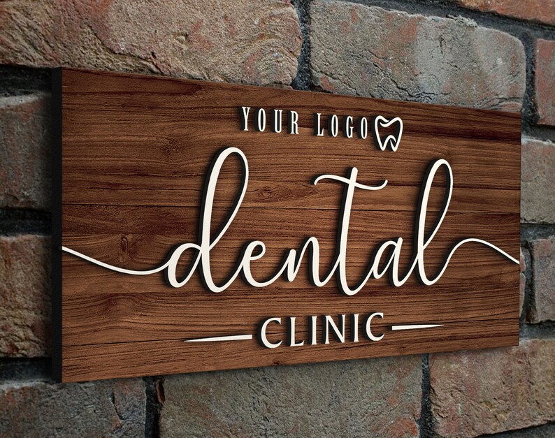 Personalized Wooden Logo Sign Wooden Sign Custom Wood Office - Etsy
