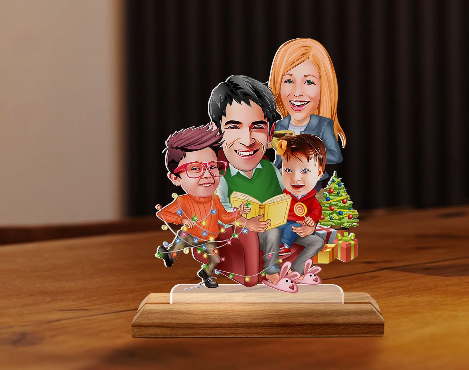 Customizable 3D Wood-stand Cartooned Trinket Custom Cartoon - Etsy