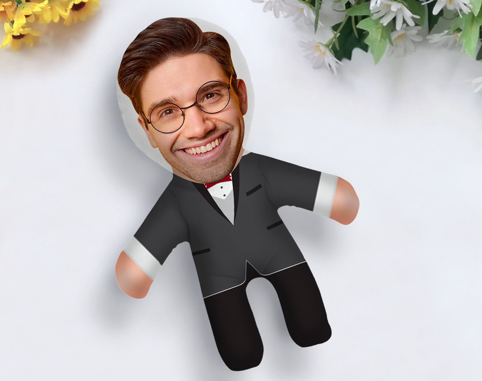 The Groom Personalized 3D Throw Face Pillow Customized Soft - Etsy