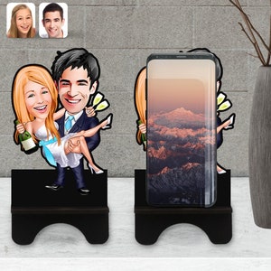 Personalized Wooden Cell Phone Holder Stand Accessory for Cell Phones ...