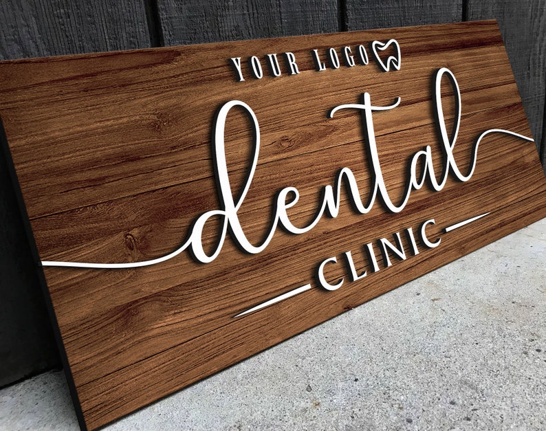Personalized Wooden Logo Sign Wooden Sign Custom Wood Office - Etsy