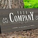 Personalized Wooden Logo Sign, Wooden Sign, Custom Wood Company Sign ...