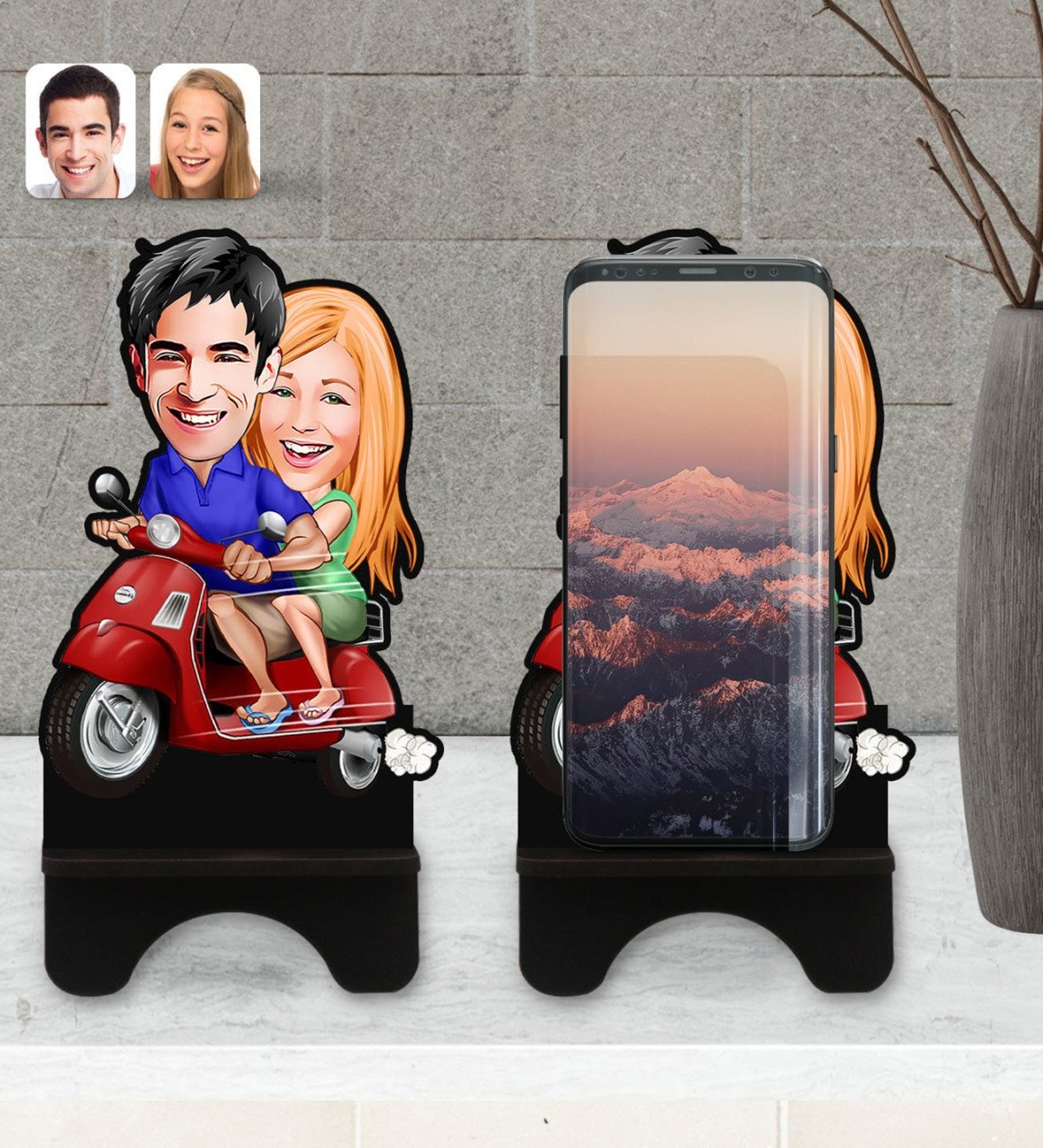 Personalized Wooden Cell Phone Holder Stand Accessory for Cell - Etsy