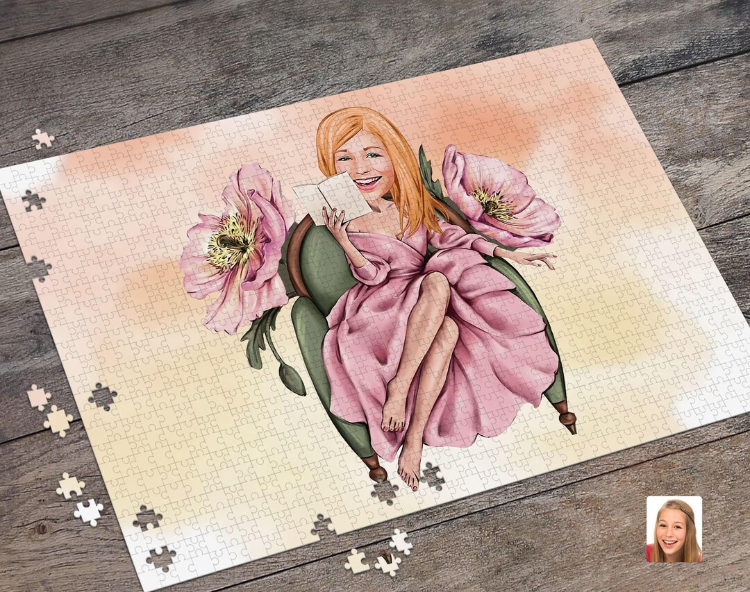 1000 Pieces Customizable Cartoon Portrait Jigsaw Puzzle, Custom Jigsaw ...