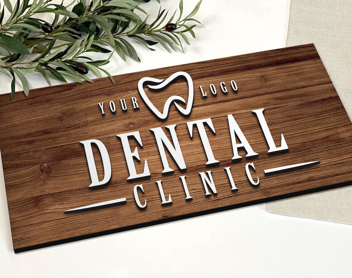 Personalized Wooden Logo Sign Wooden Sign Custom Wood Office - Etsy