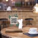 Custom Made QR Code Menu Sign, Custom Natural Wood and Acrylic ...