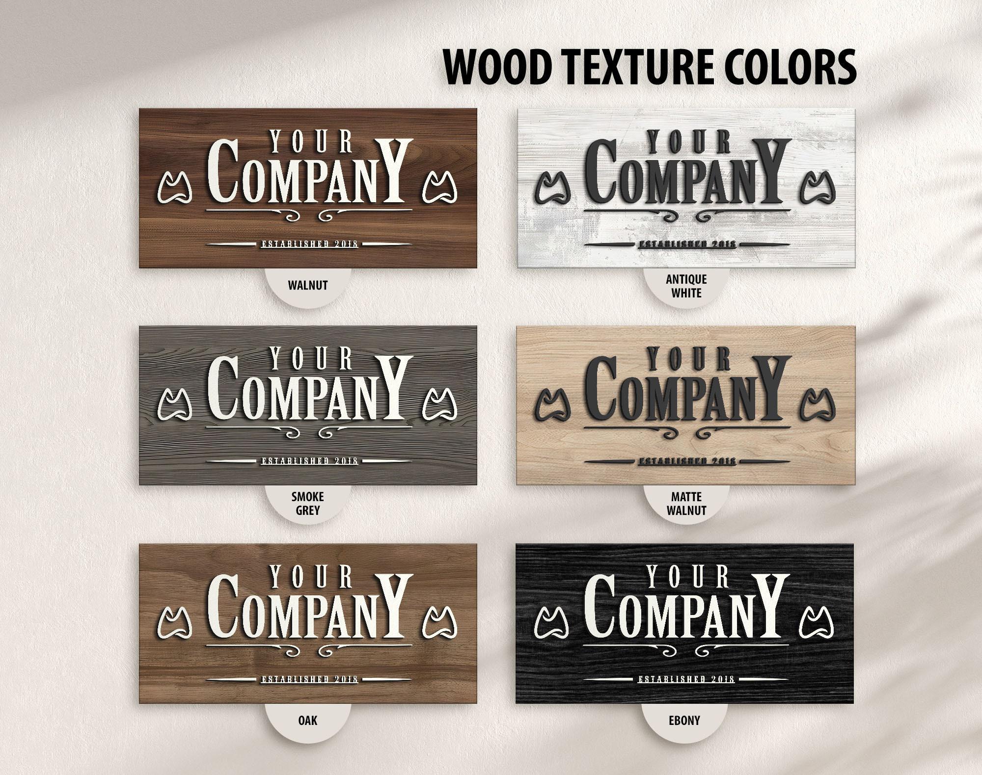 Personalized Wooden Logo Sign, Wooden Sign, Custom Wood Company Sign ...