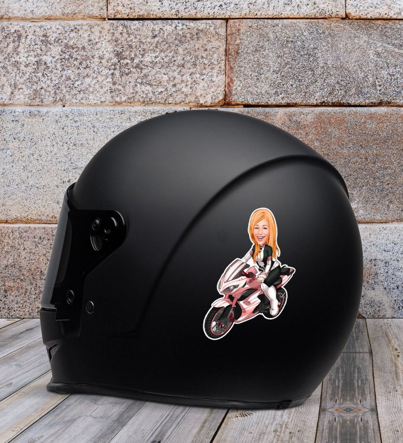 Custom Made Cartoon Design Motorcycle Chopper Sticker Vinyl | Etsy