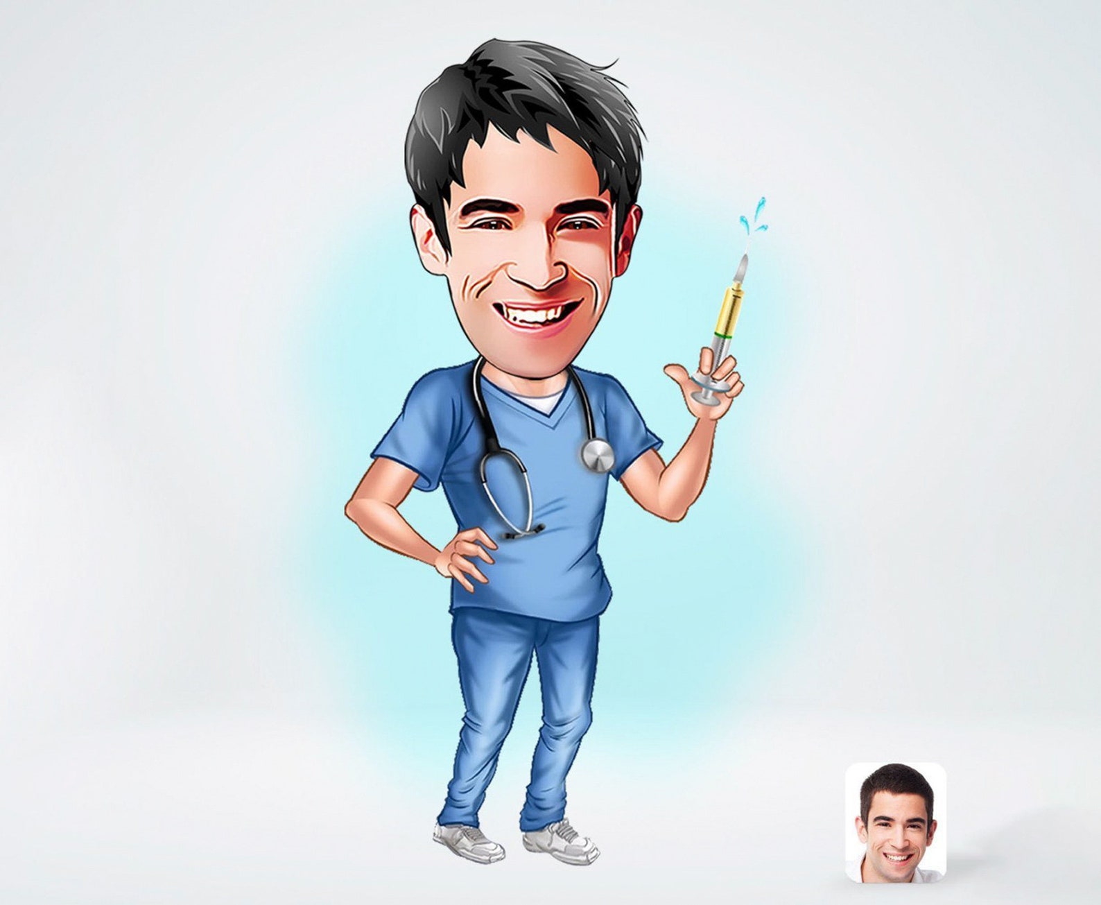 Personalized Medical Doctor Figures With Stethoscope, Christmas Gifts ...