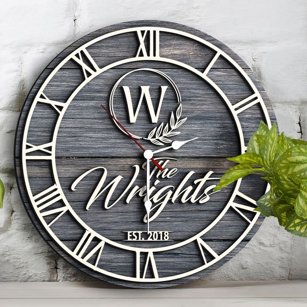 Personalized Clock - Etsy