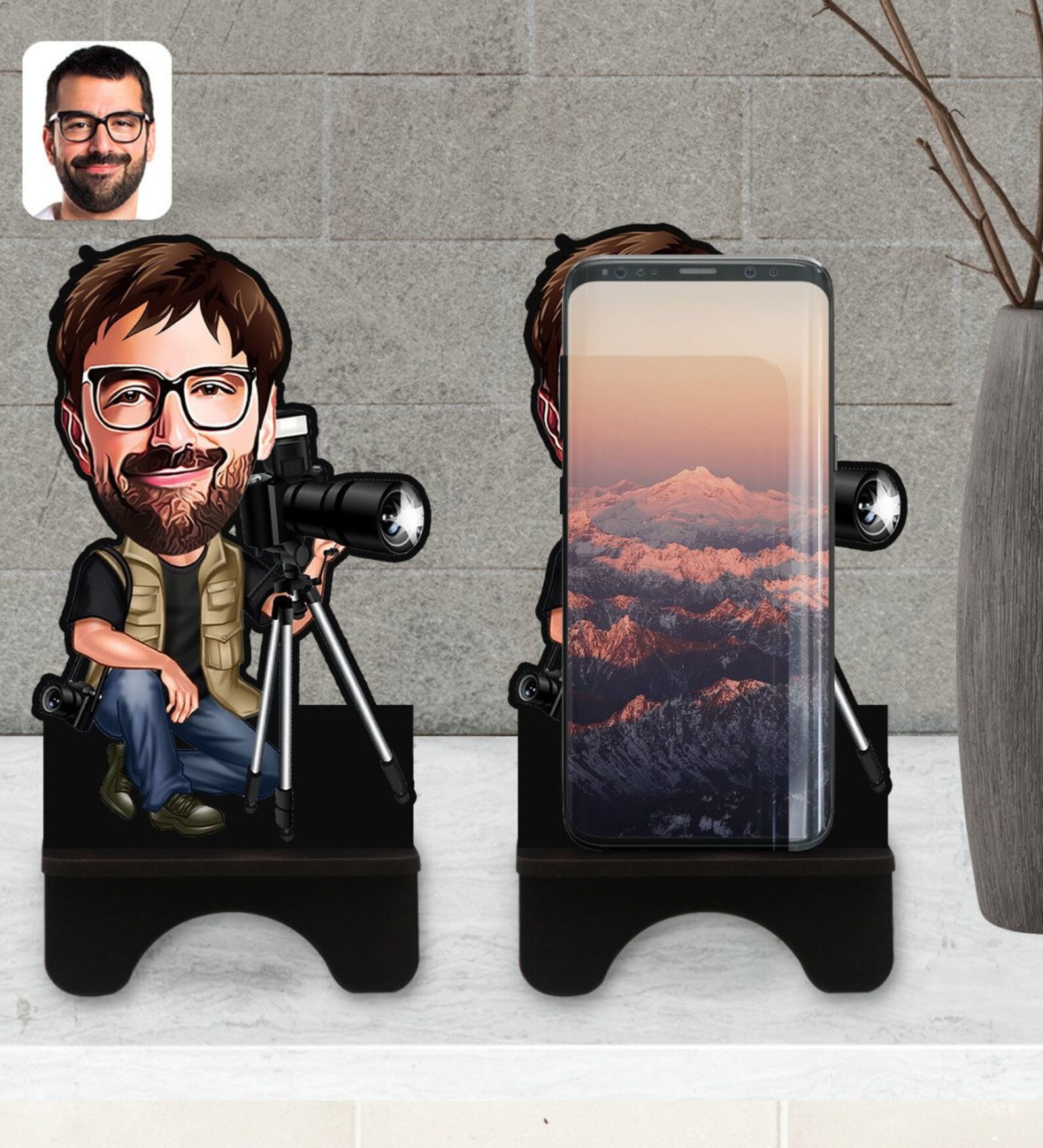 Personalized Wooden Cell Phone Holder Stand Accessory for Cell - Etsy